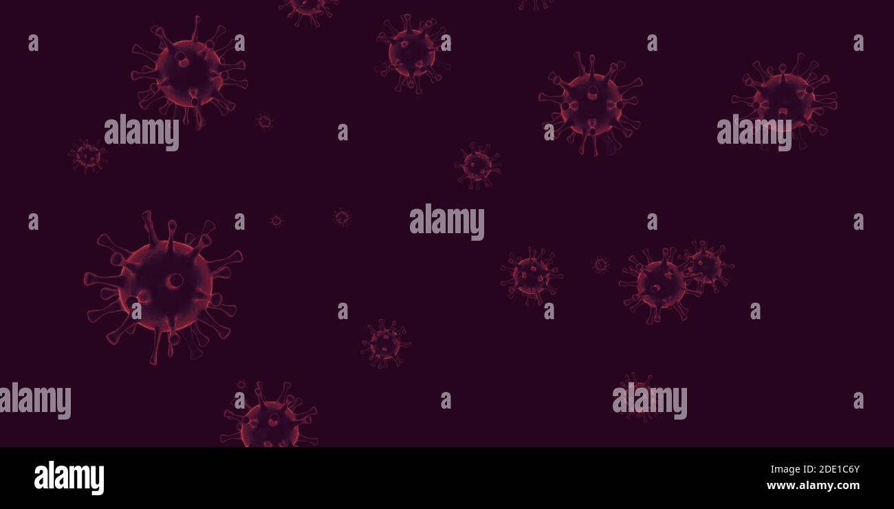 Germs Background as a Science Creative Concept Art Stock Photo - Alamy