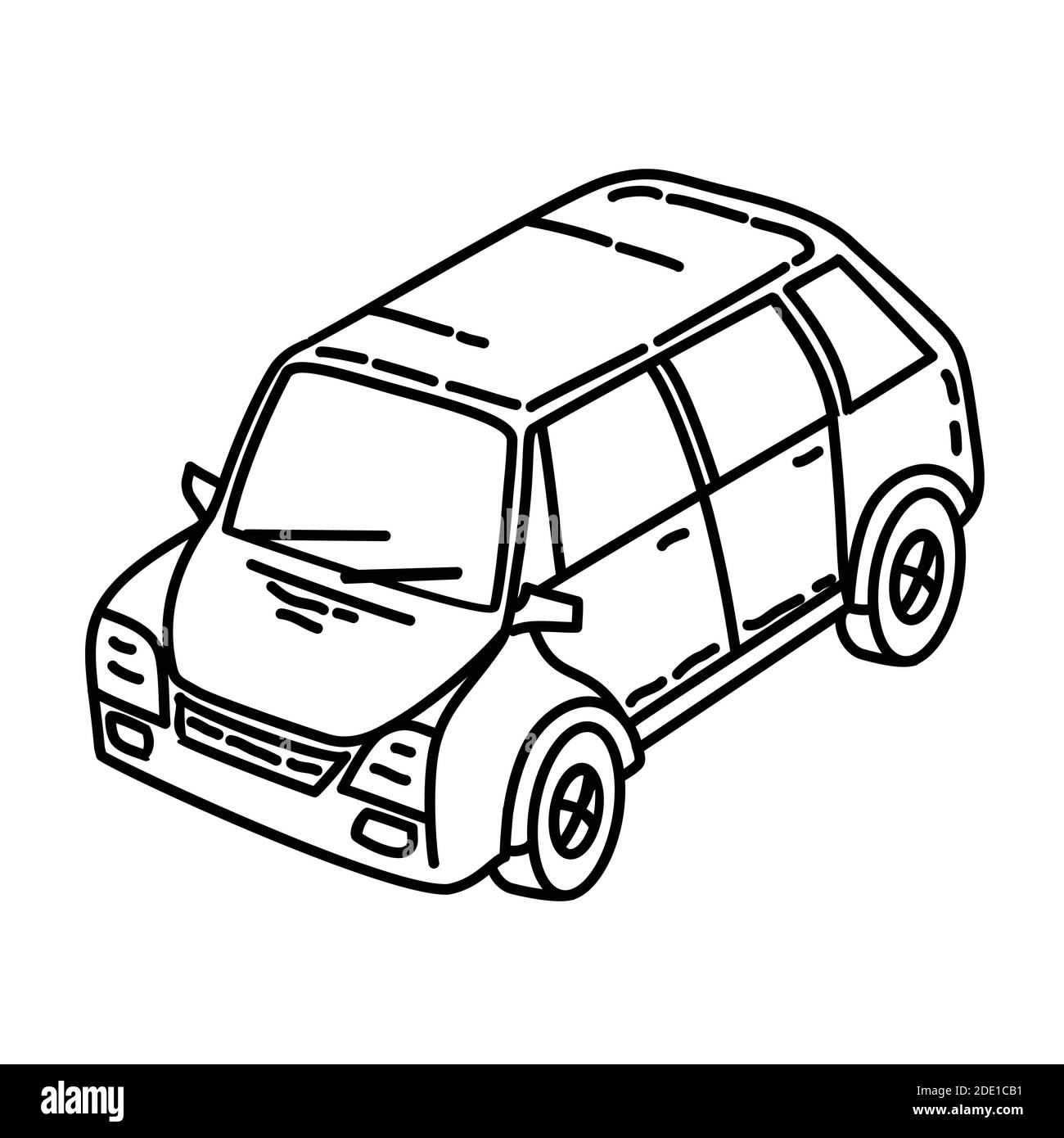 Pickup hand drawn design Cut Out Stock Images & Pictures - Alamy