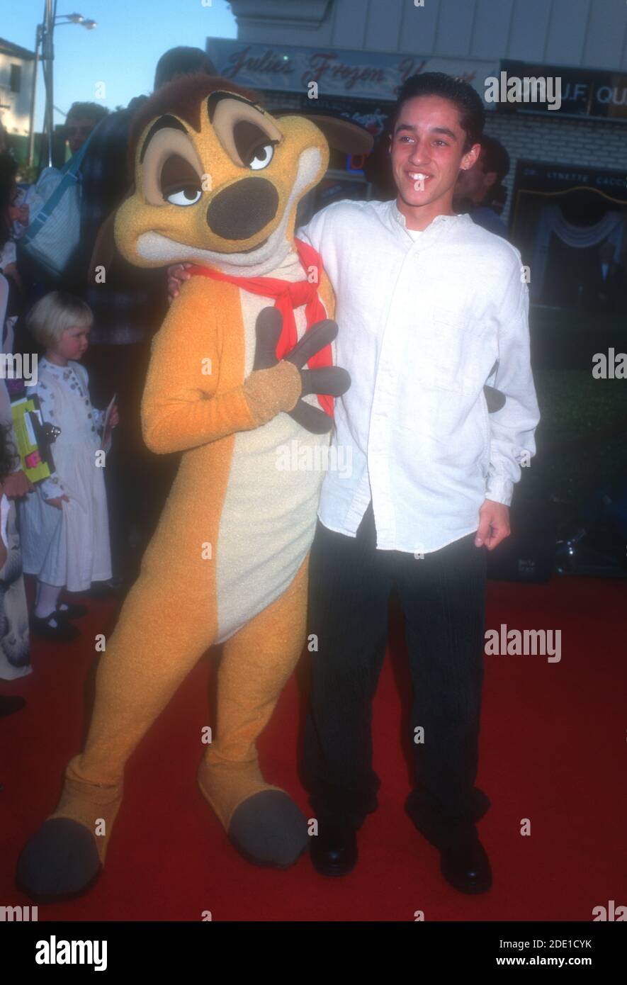 Westwood, California, USA 18th April 1996 Timon and actor/singer Thomas ...