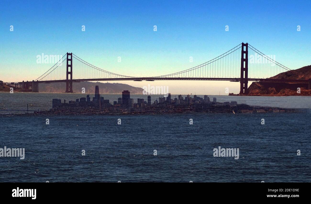 Superimposed buildings hi-res stock photography and images - Alamy