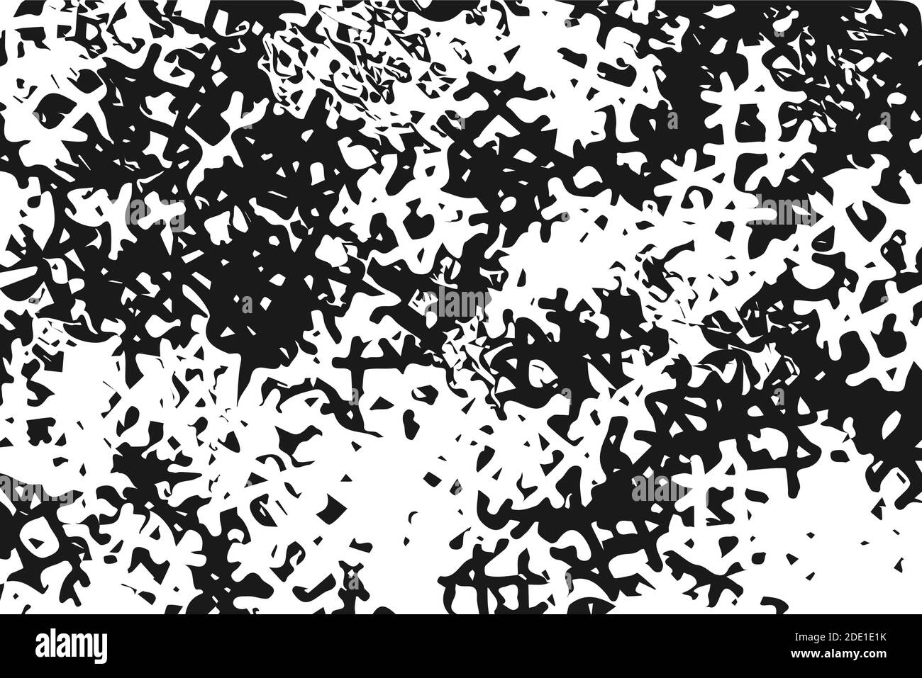 A monochrome abstract image drawn by hand Stock Vector Image & Art - Alamy