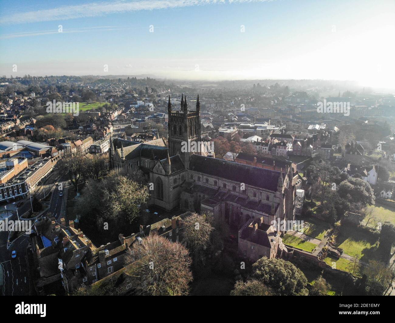 Aerial view of worcester hi-res stock photography and images - Alamy