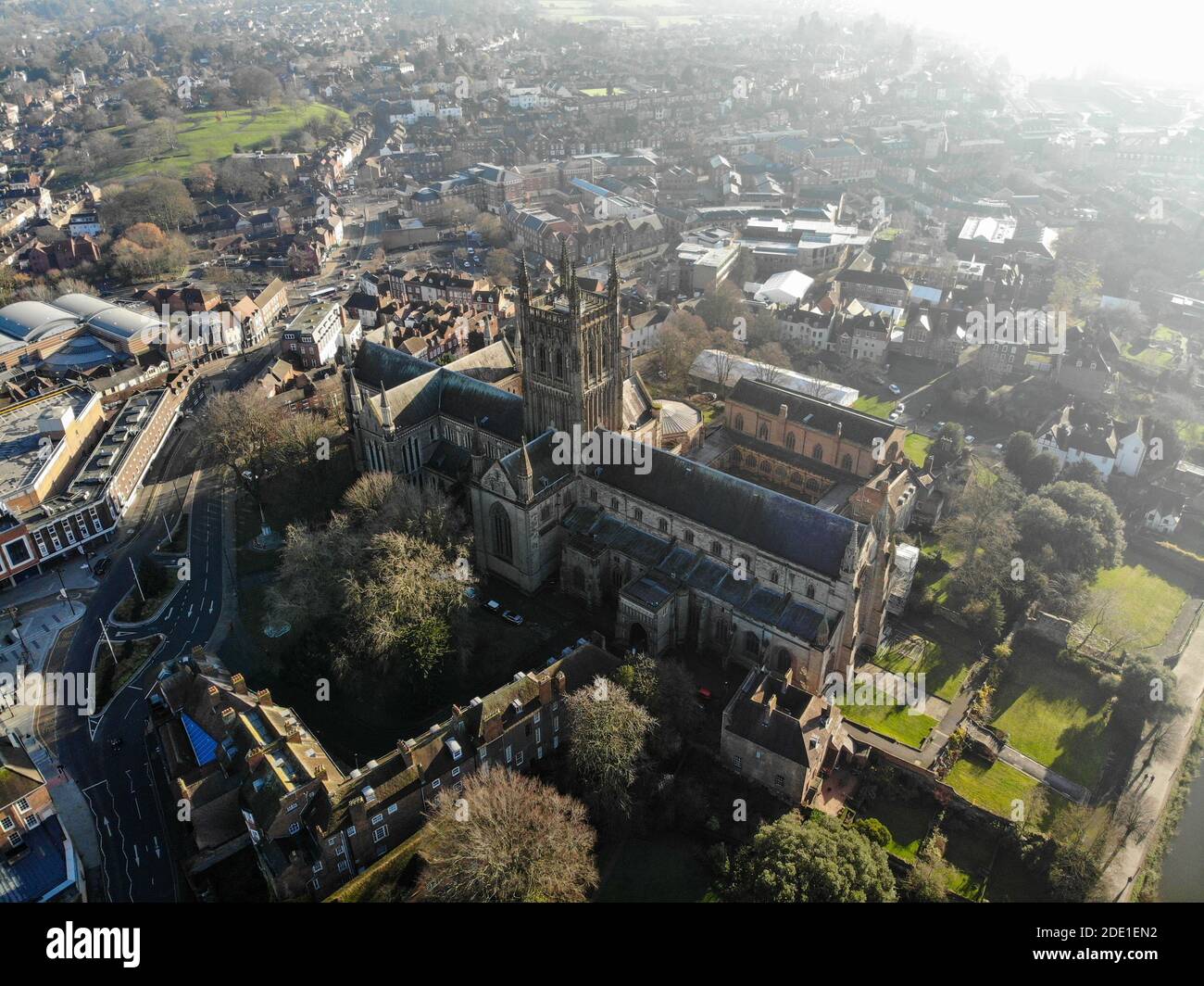 Aerial view of worcester hi-res stock photography and images - Alamy