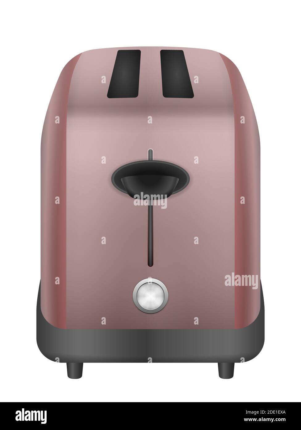 Toaster on a white background. Vector illustration Stock Photo - Alamy