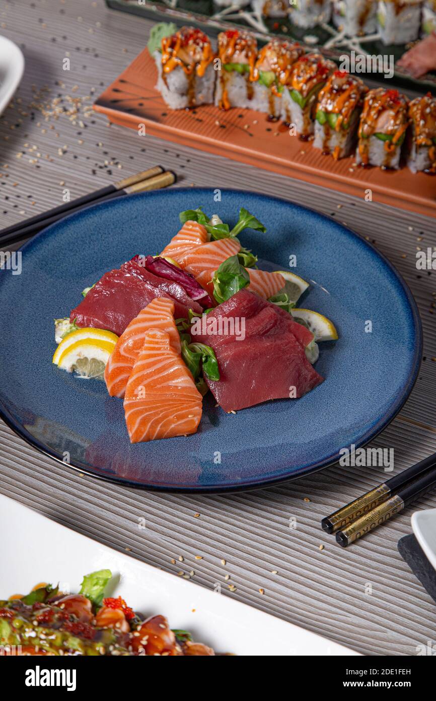 Served table delicious traditional japanese hi-res stock photography and images - Alamy