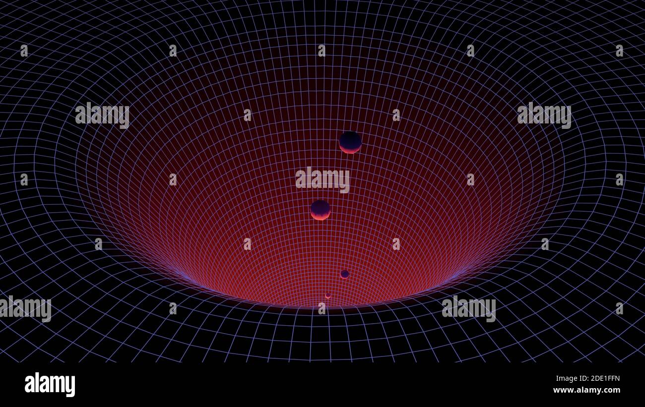 3D illustration of a wormhole. Rendered illustration Stock Photo - Alamy