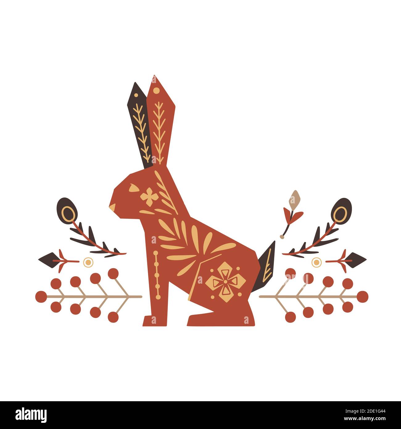 Tribal Rabbit Art
