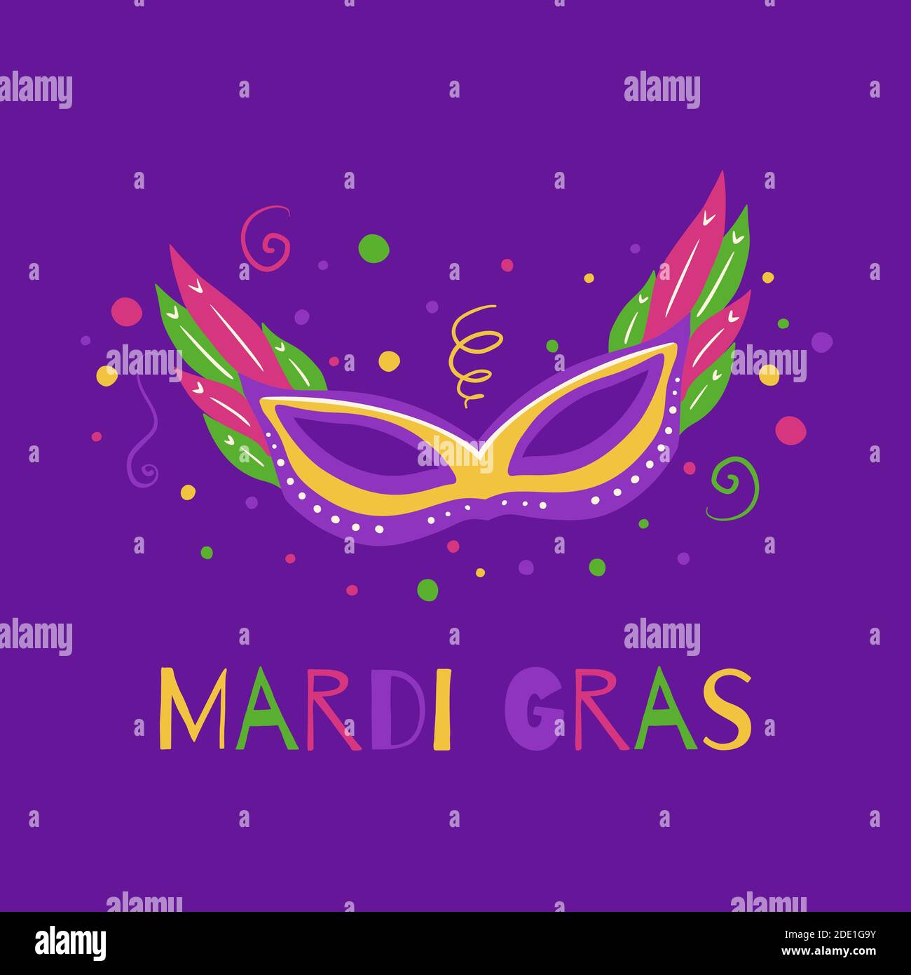 Carnival parade on fat Stock Vector Images - Alamy