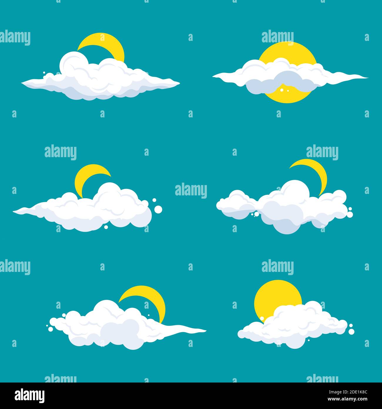 Cloud cartoon Vector design illustration Template Stock Vector Image ...