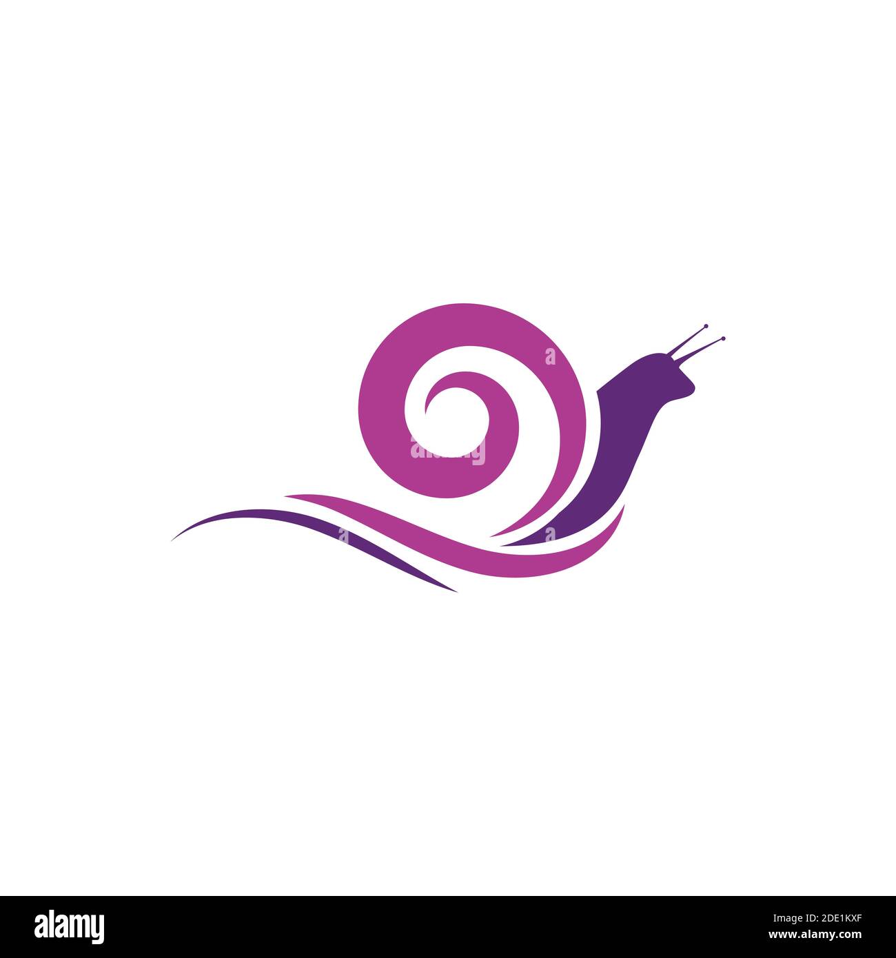Sea snail silhouette vector vectors hi-res stock photography and images ...