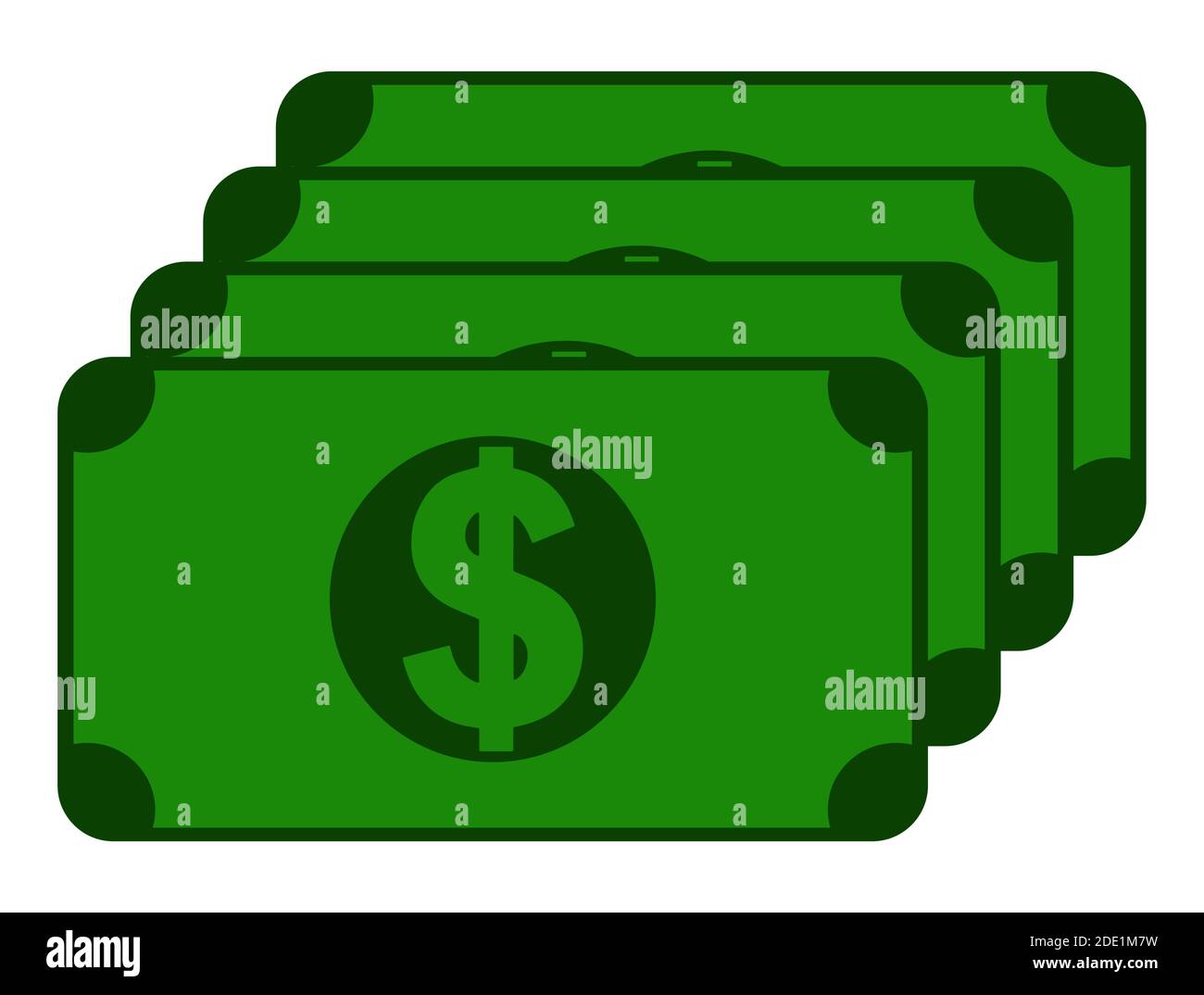 dollar banknote icon, symbol design, colored collection for web and ...