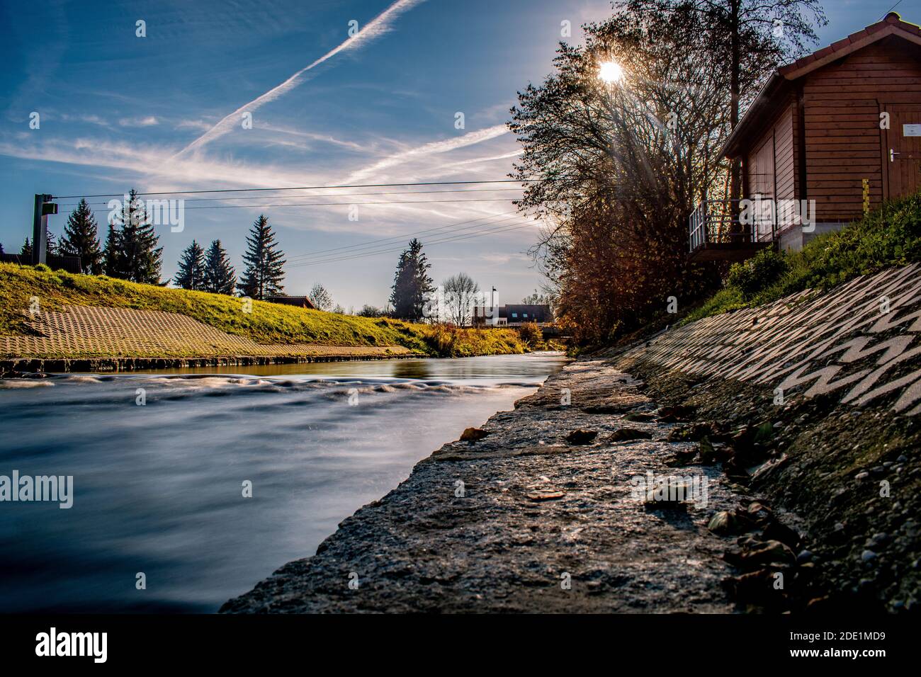 Baden-Wurttemberg : River Rottum Stock Photo - Alamy