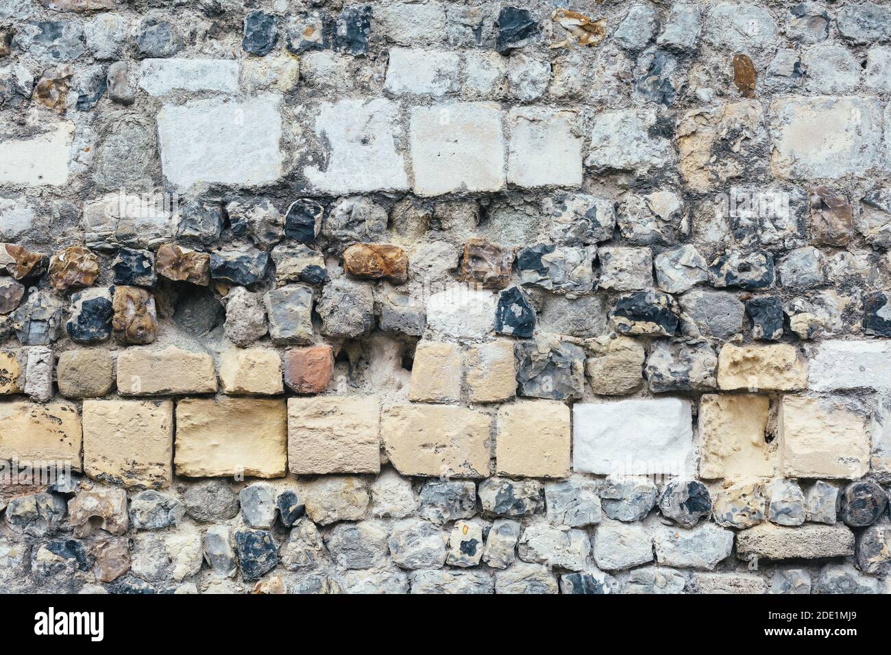 Stone brick concrete wall background texture Stock Photo - Alamy