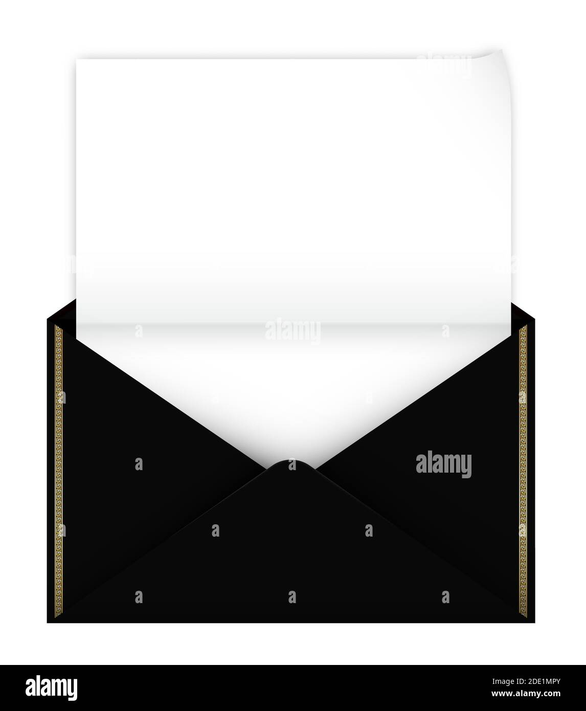 Writing on back of envelope Stock Vector Images - Alamy