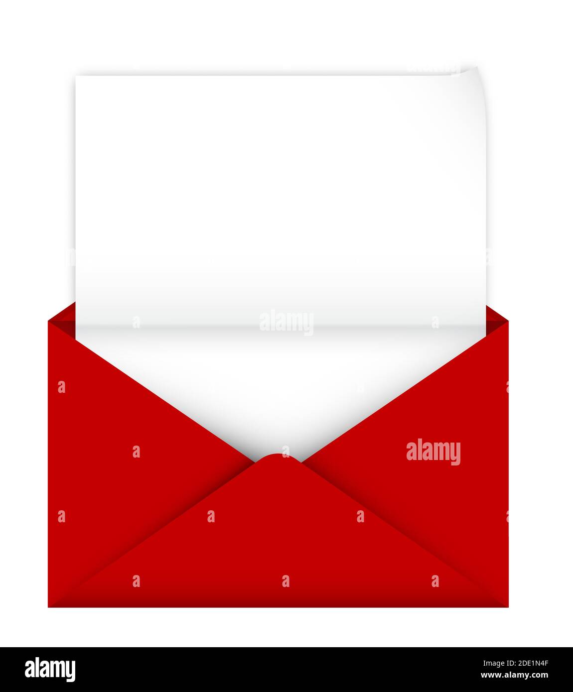 Writing on back of envelope Stock Vector Images - Alamy