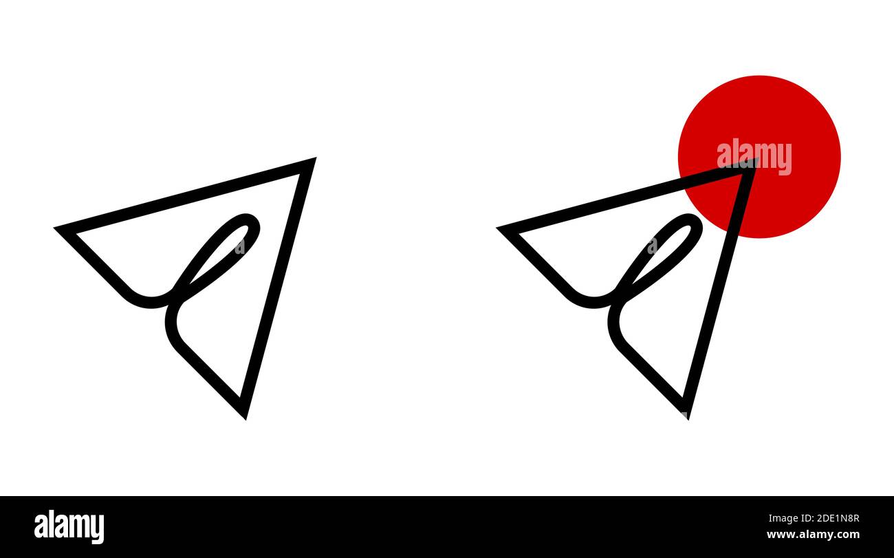 stylized sketchy airplane, web icon for application, sent and delivered ...