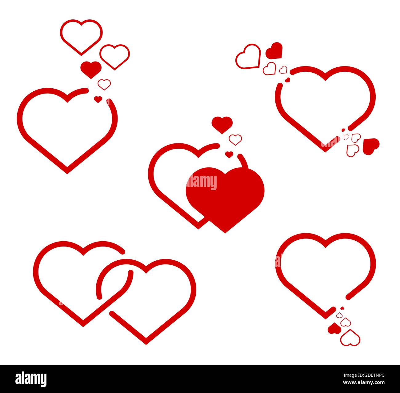 Double Hearts Graphic