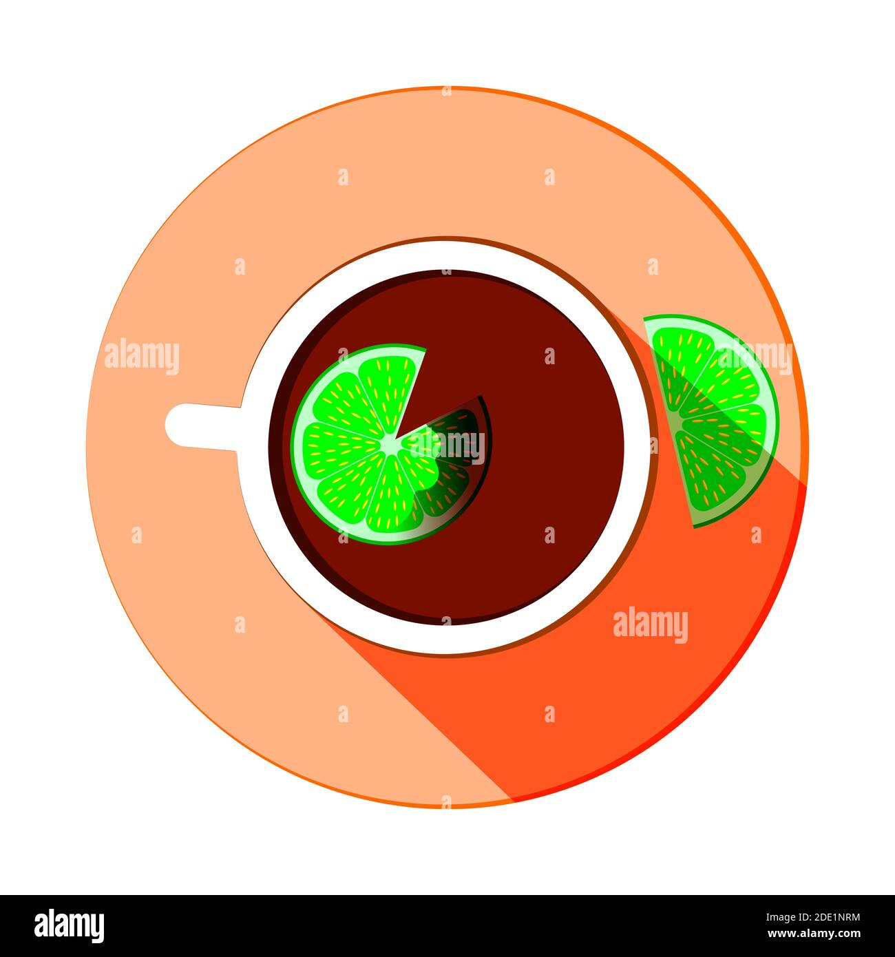 English tea cup top view Stock Vector Images - Alamy