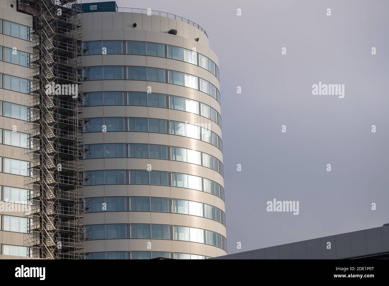 The landmark of the university clinic, the towers of the central clinic ...