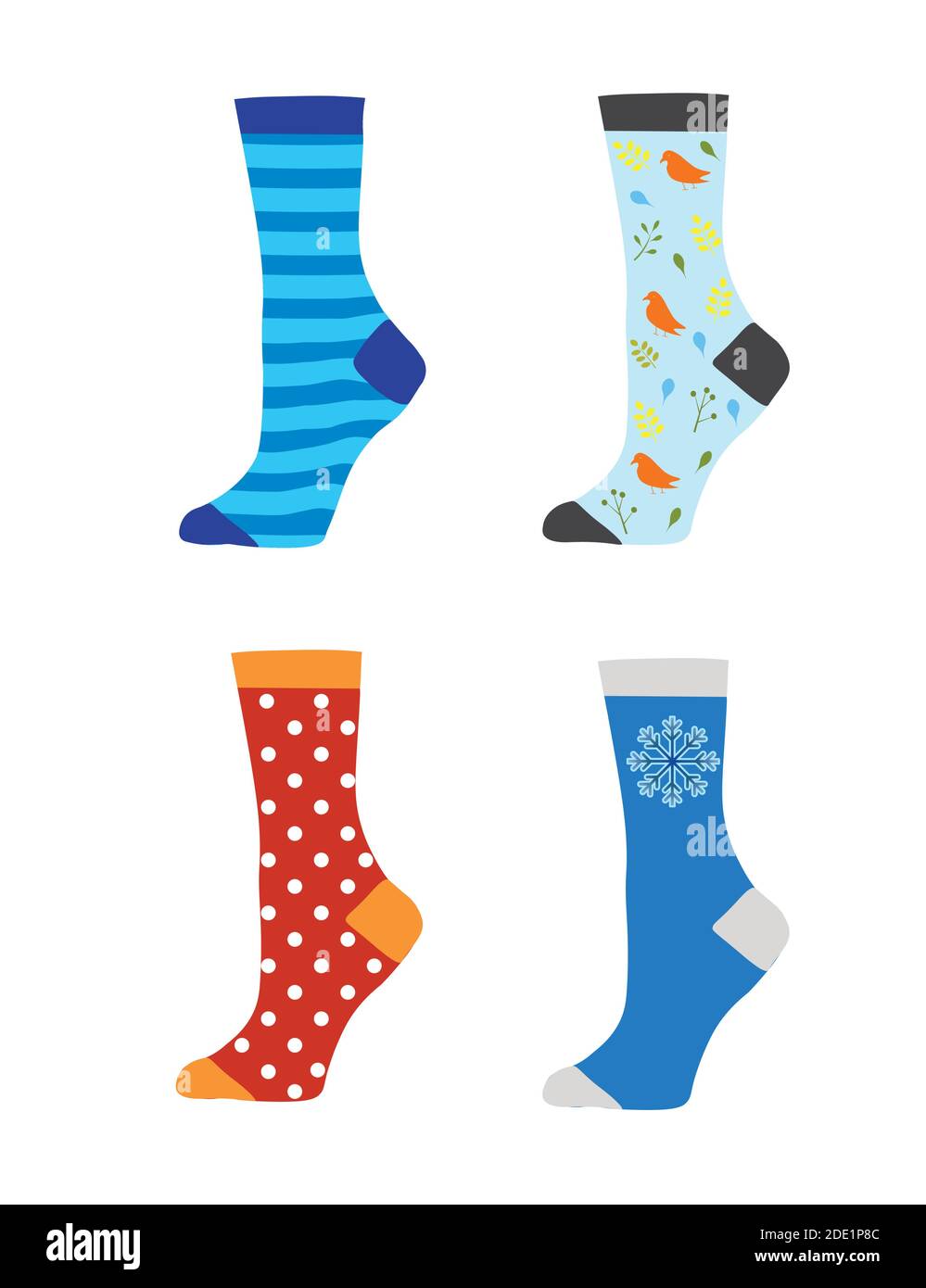 Socks vector hi-res stock photography and images - Alamy