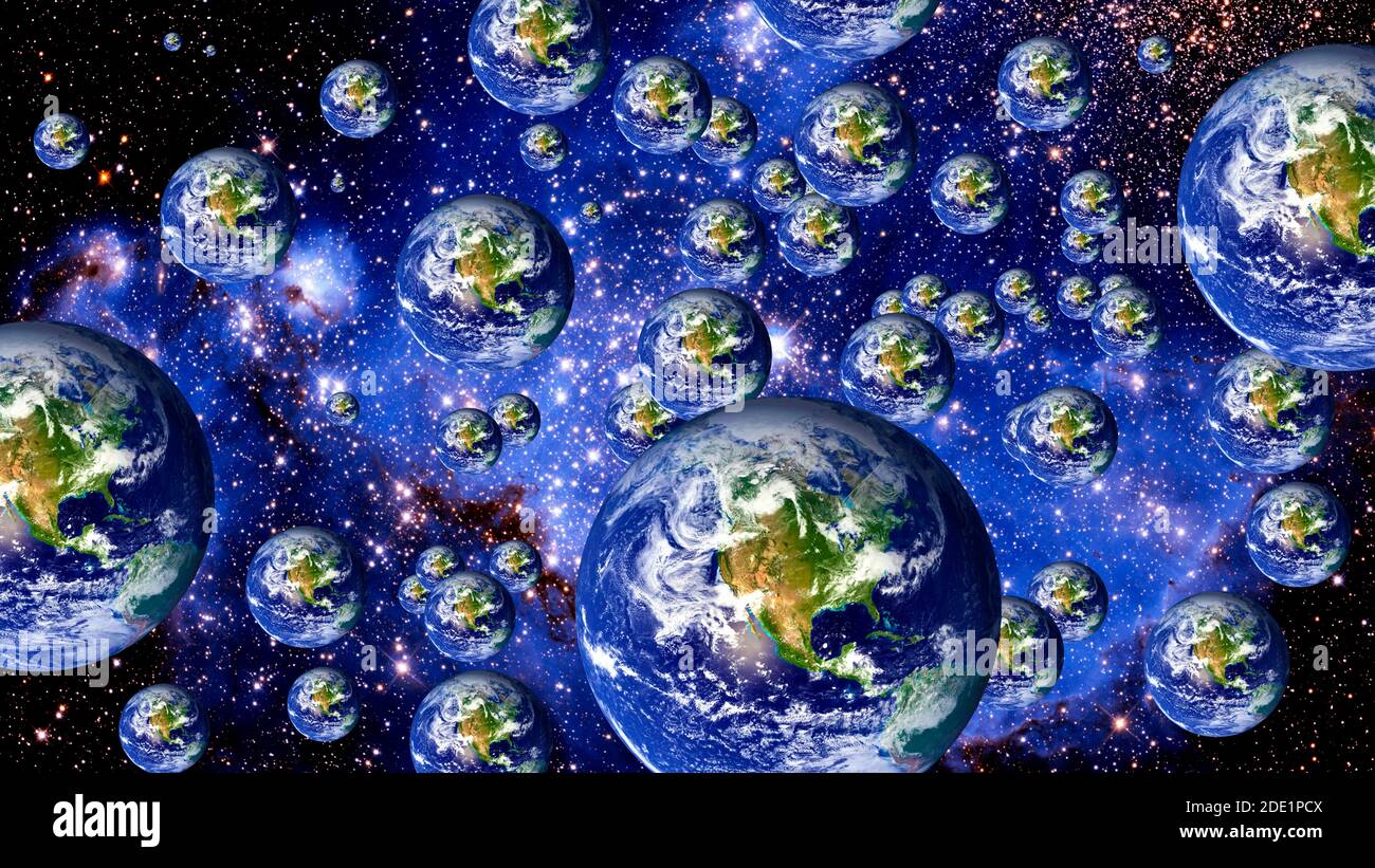 Many worlds theory Stock Photo - Alamy