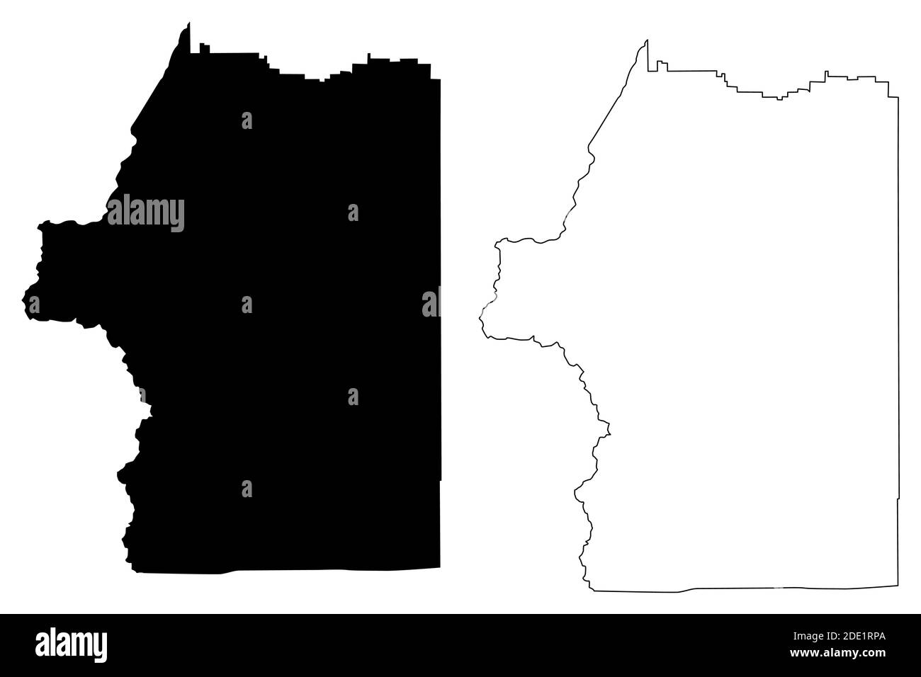Josephine map Stock Vector Images - Alamy
