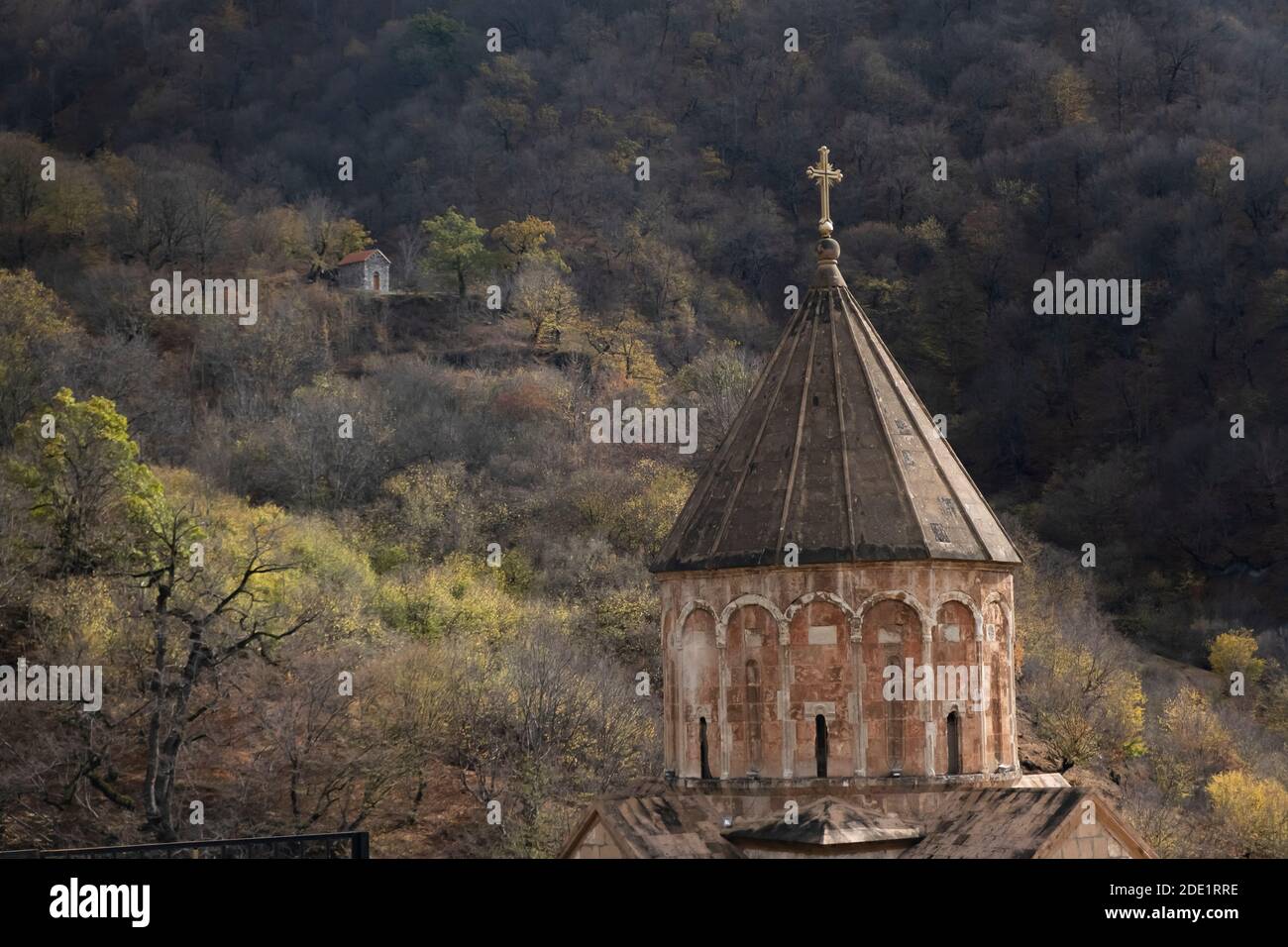 View of Dadivank monastery also called Khutavank built between the 9th ...