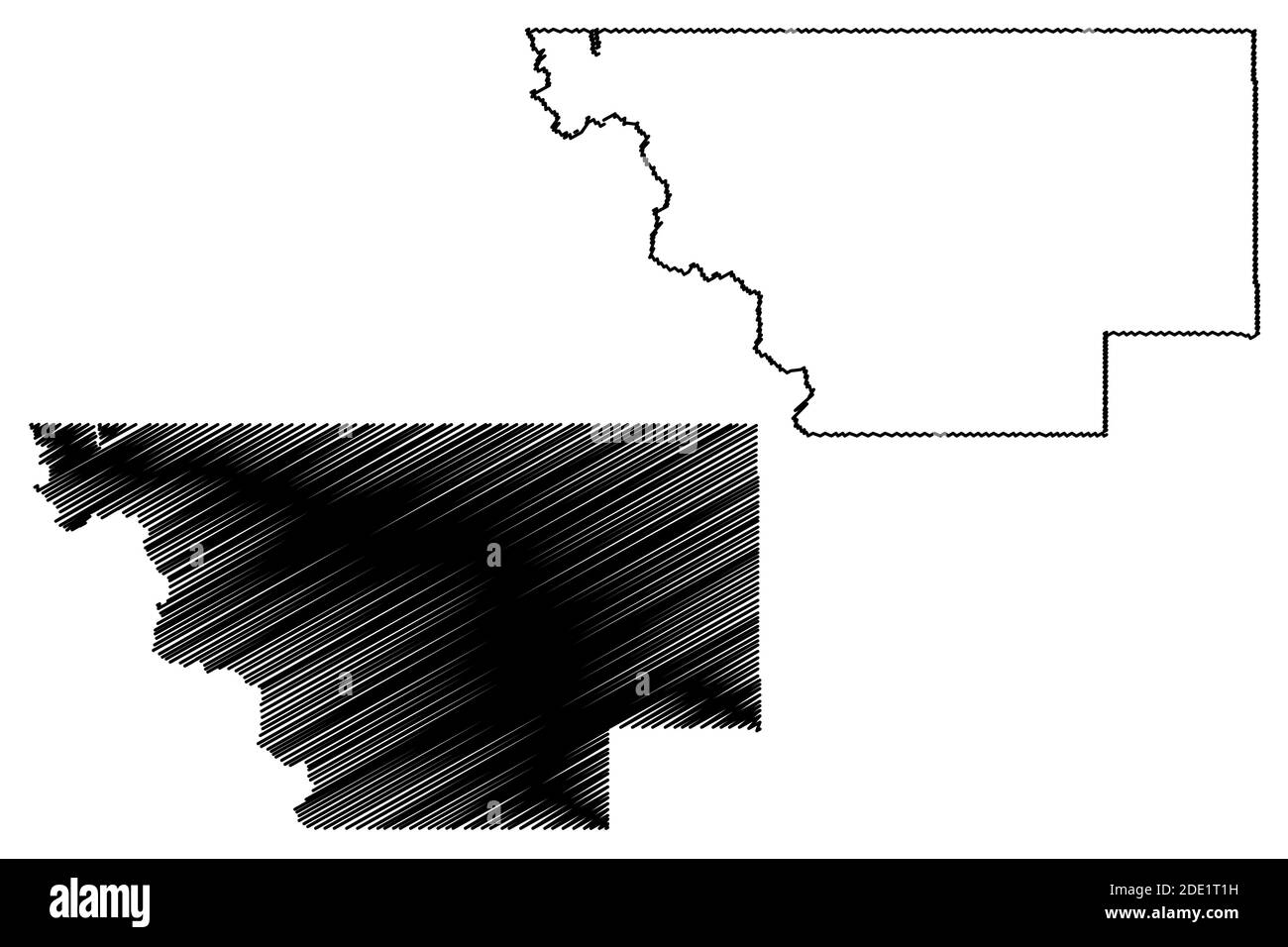Glacier County, Montana (U.S. county, United States of America, USA, U ...