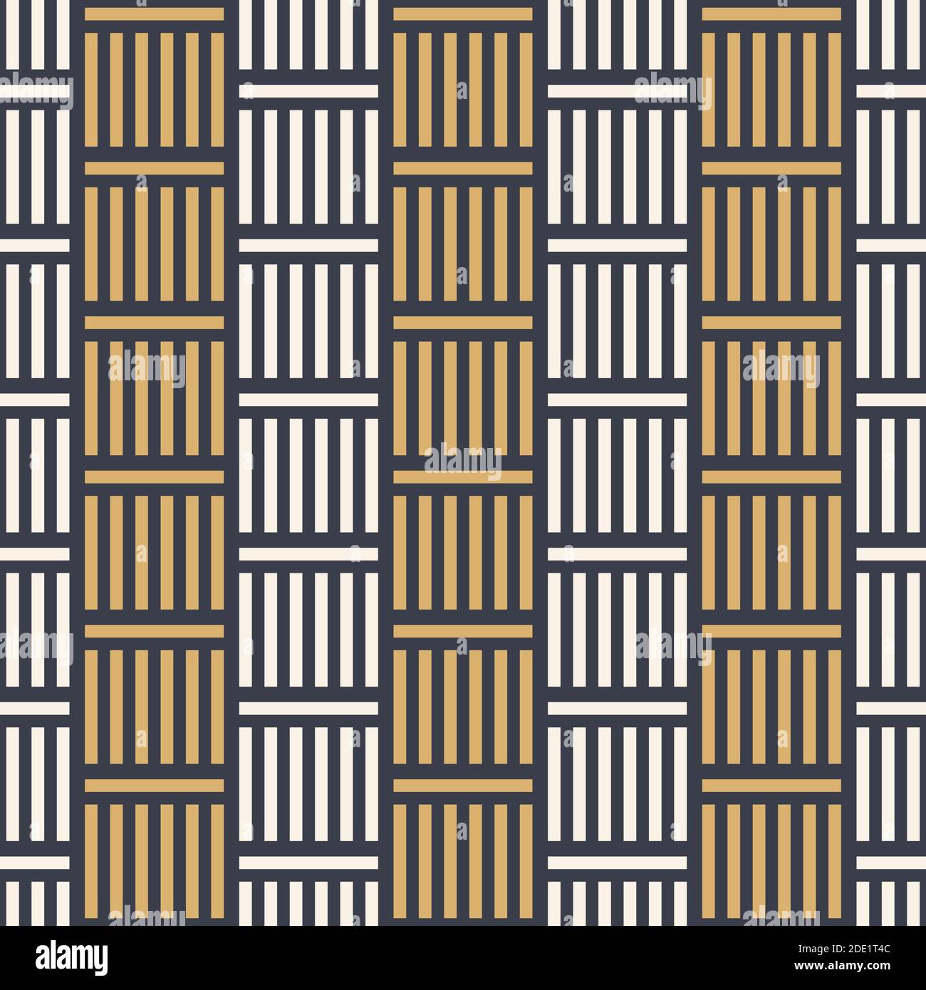 Abstract seamless geometric pattern with stripes lattice. Repeating ...