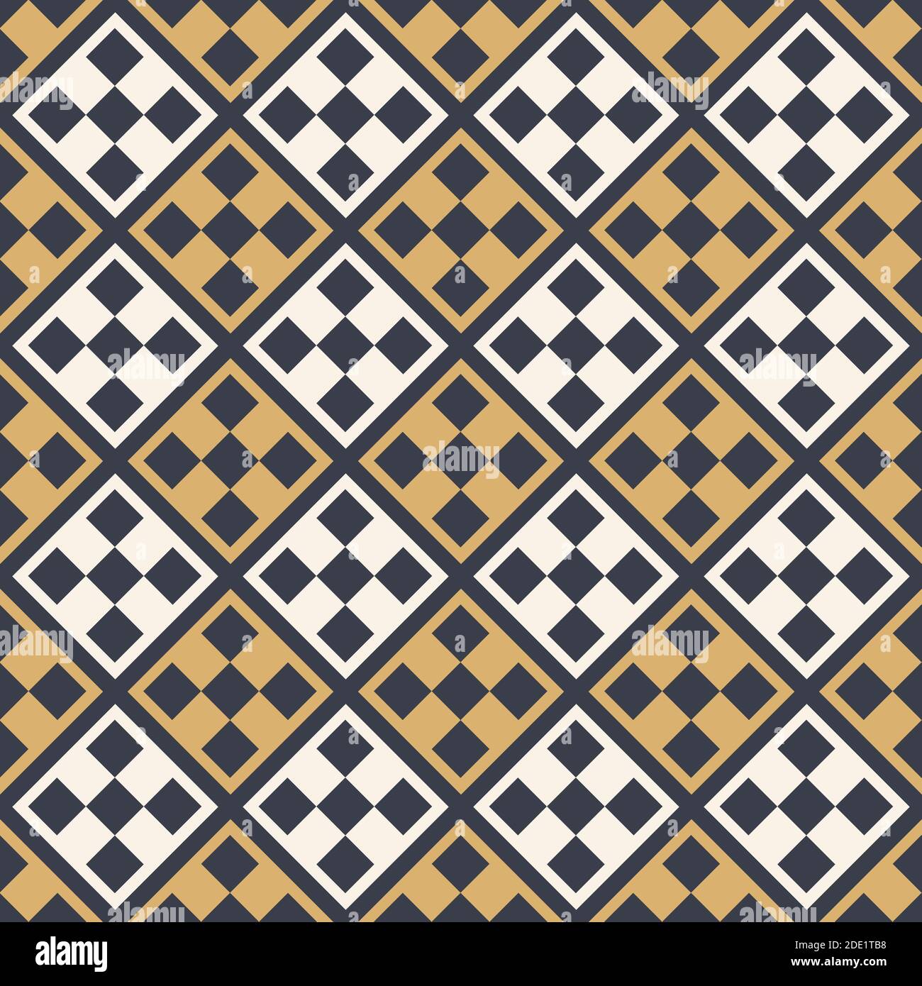 Checkered mosaic tile Stock Vector Images - Alamy