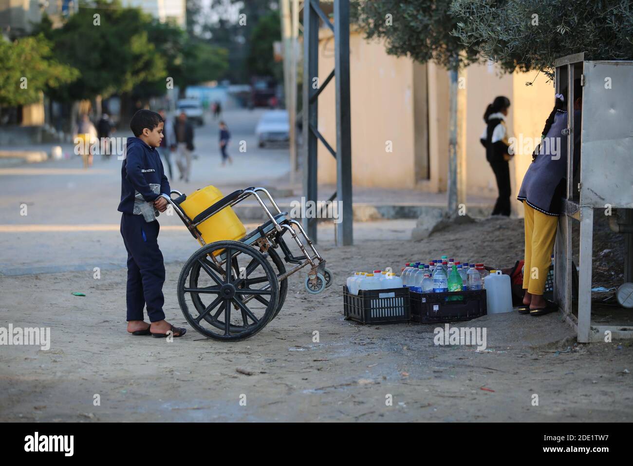 November 27, 2020, Al-Nuseirat Refugee Camp, The Gaza Strip, Palestine ...