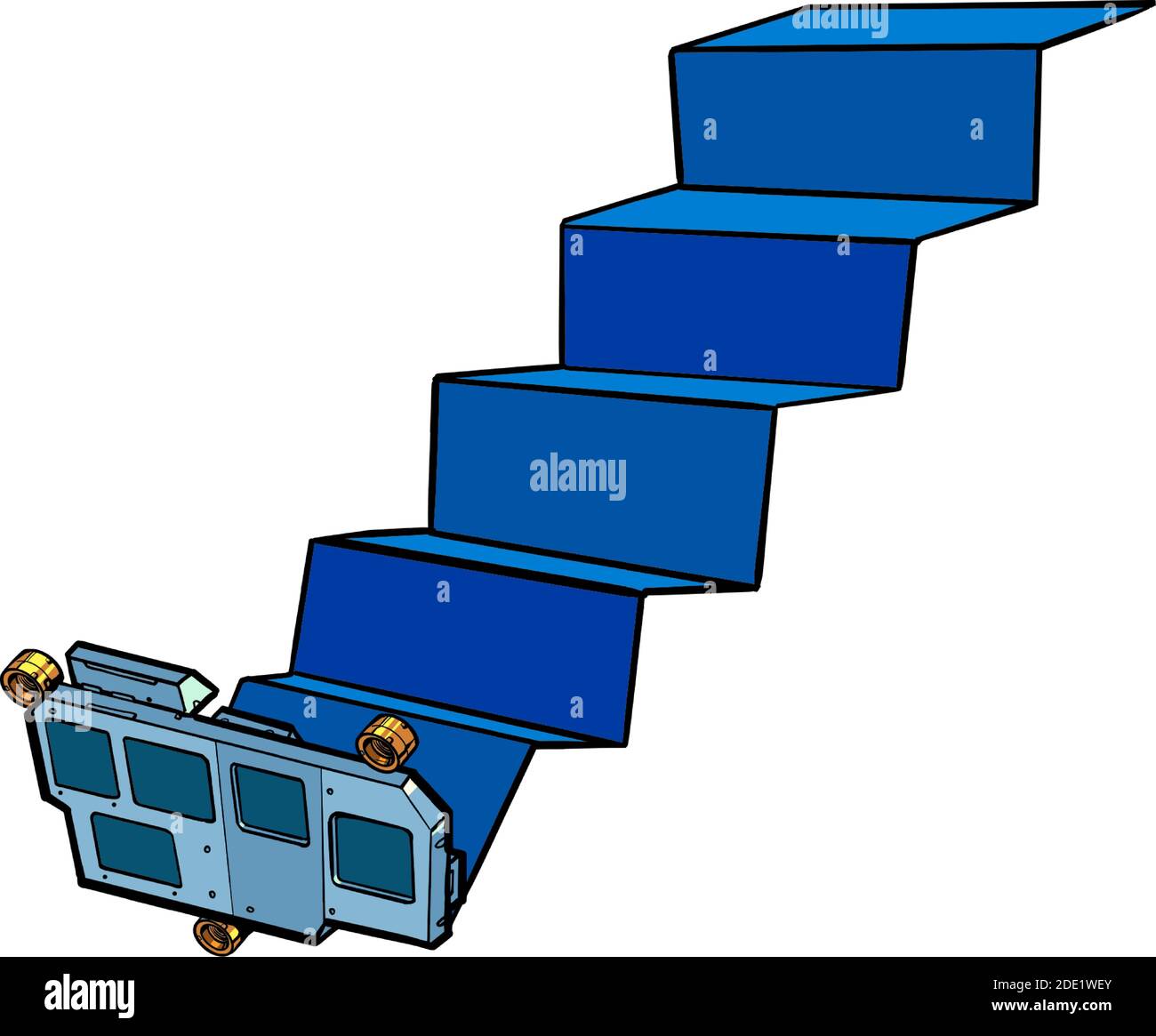 starlink SpaceX global Internet satellite Stock Vector Image & Art - Alamy