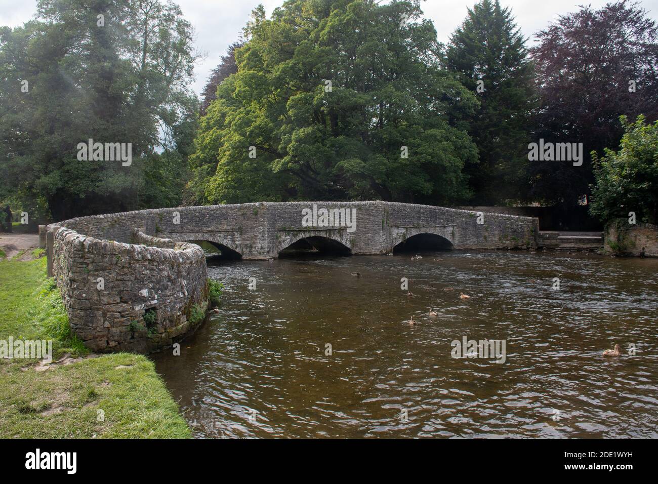 Sheepwash Bridge at Ashord on the Water Peak District Derbyshire Stock ...