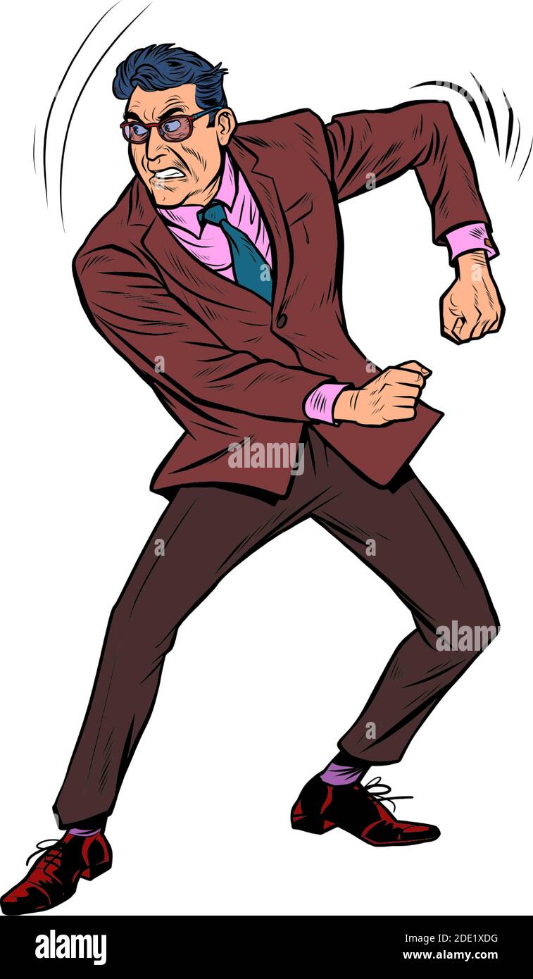 Angry furious job boss Cut Out Stock Images & Pictures - Alamy