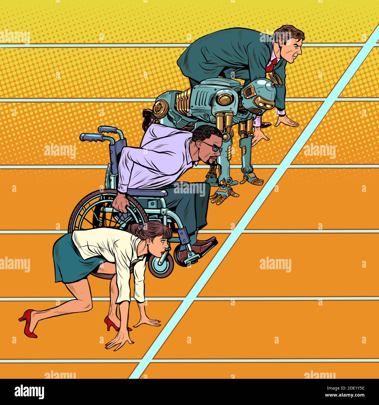 Inclusivity cartoon Stock Vector Images - Alamy