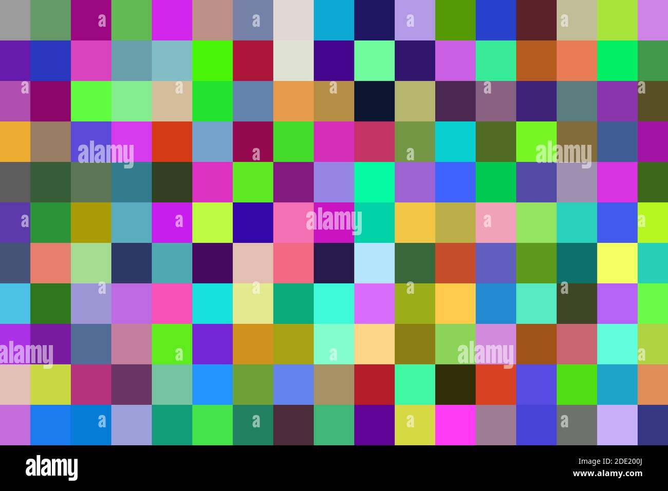 Multi-colored rectangular pixel background. The texture consisting of ...