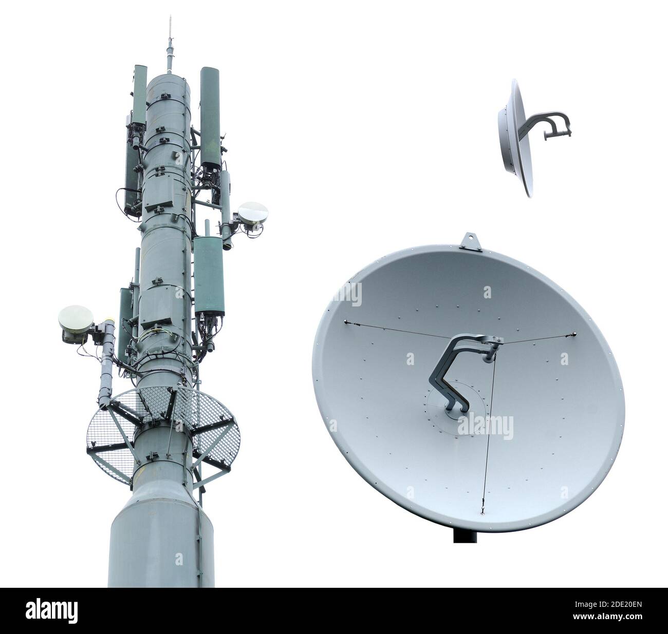 Satellite network cell Cut Out Stock Images & Pictures - Alamy