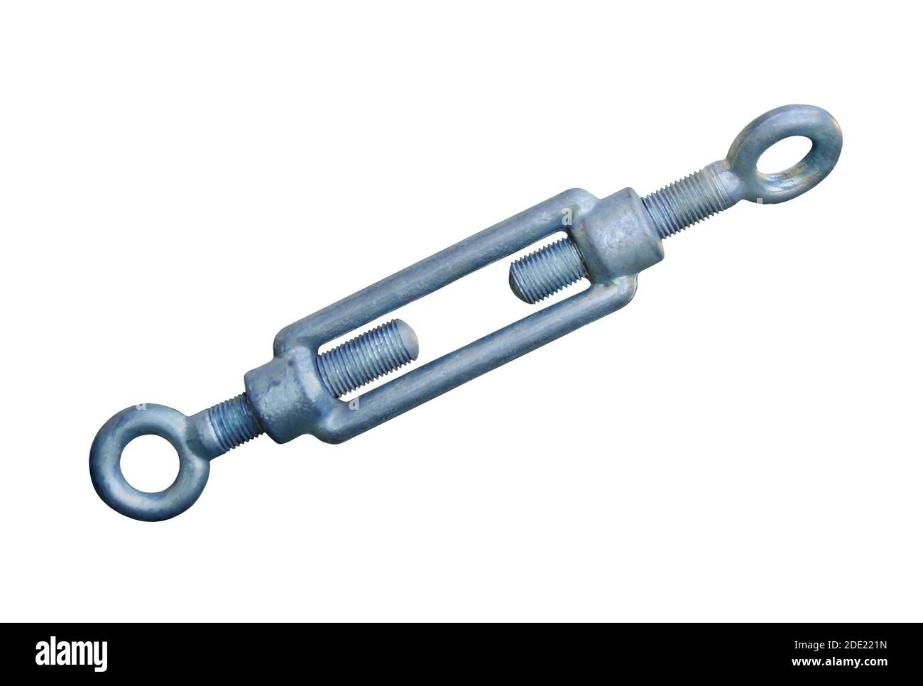 Hoist rope locked in tension isolated on white background Stock Photo ...