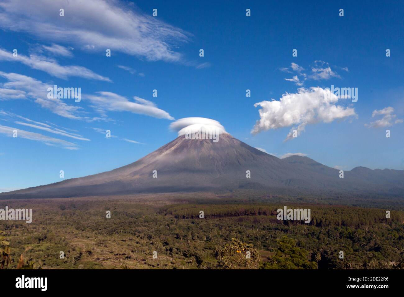 Semeru is the highest mountain on the island of Java, 3676 meters above ...