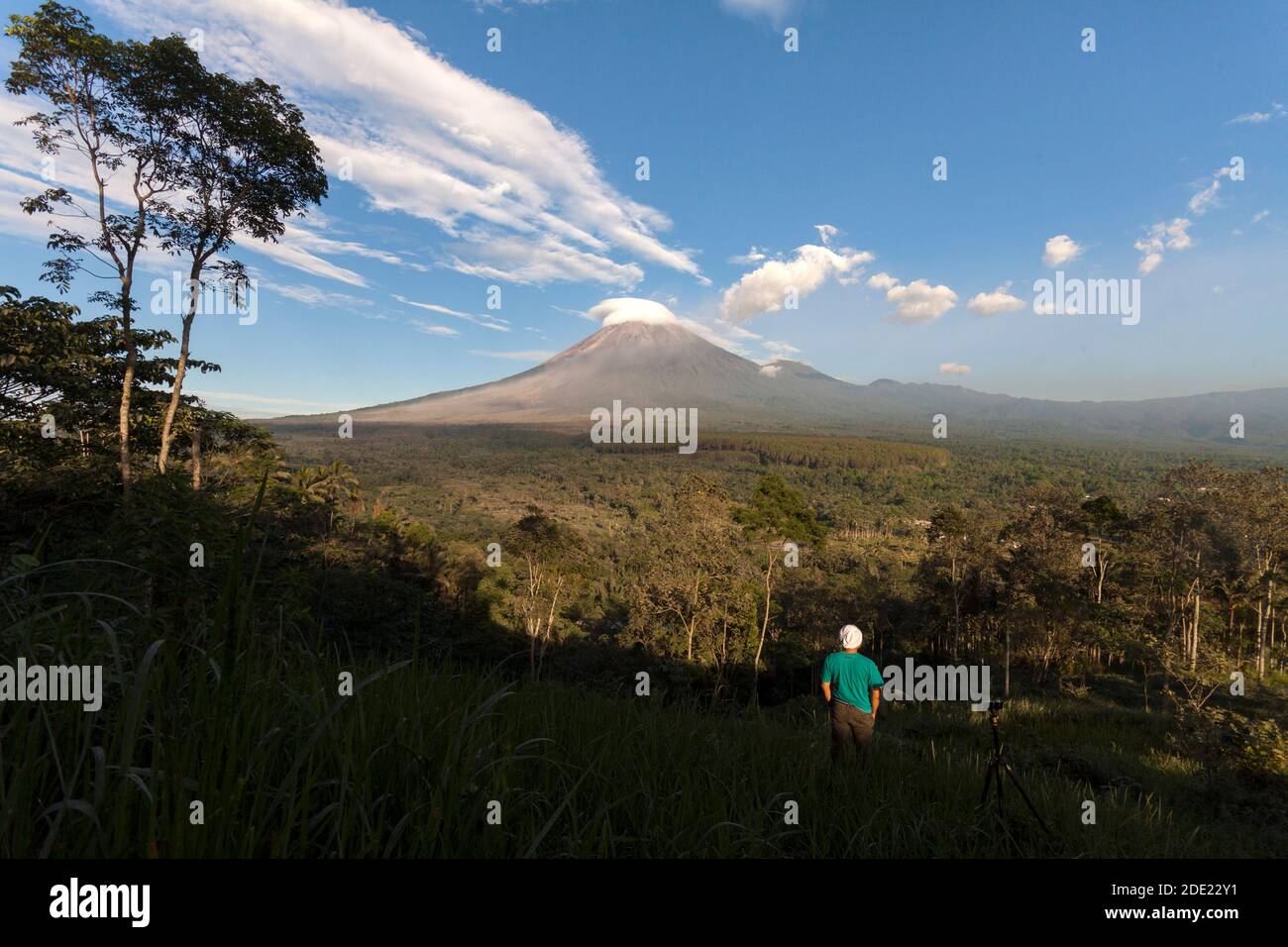 Semeru is the highest mountain on the island of Java, 3676 meters above ...