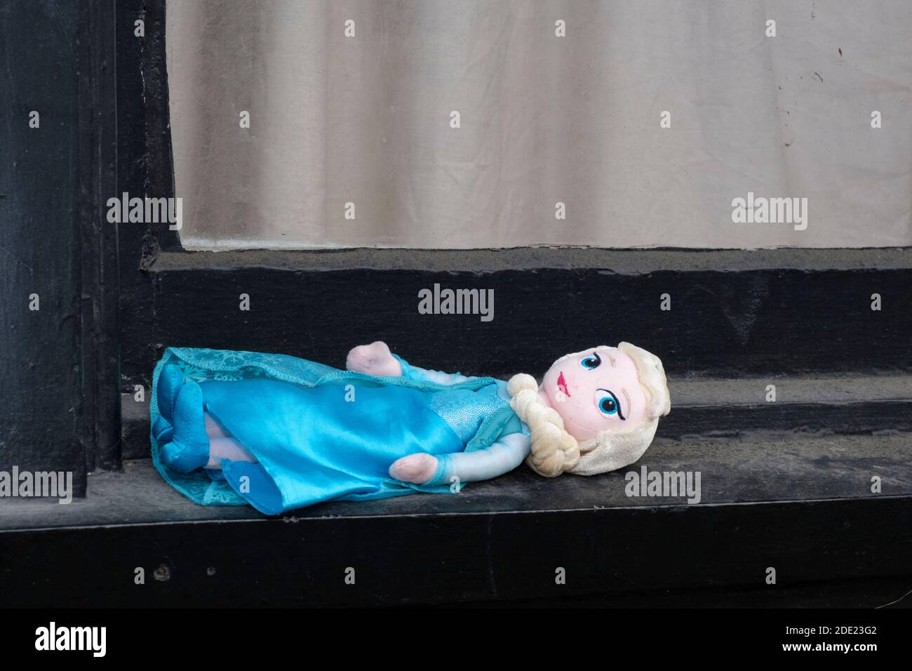 A lost toy. Elsa from Frozen Stock Photo - Alamy