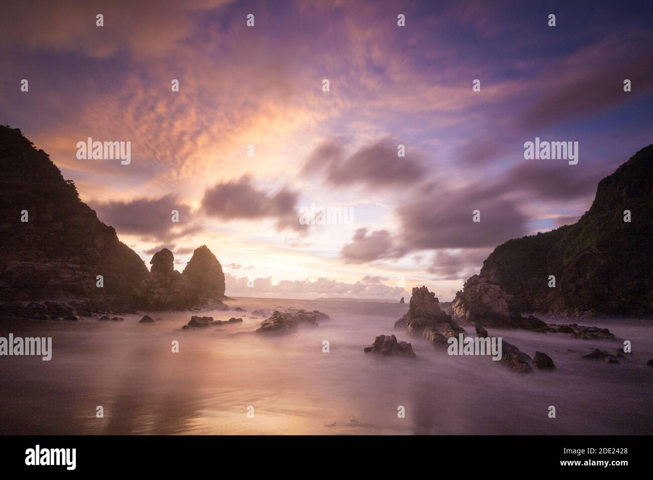 Payangan Beach is a fishing village with traditional boats. The perfect ...