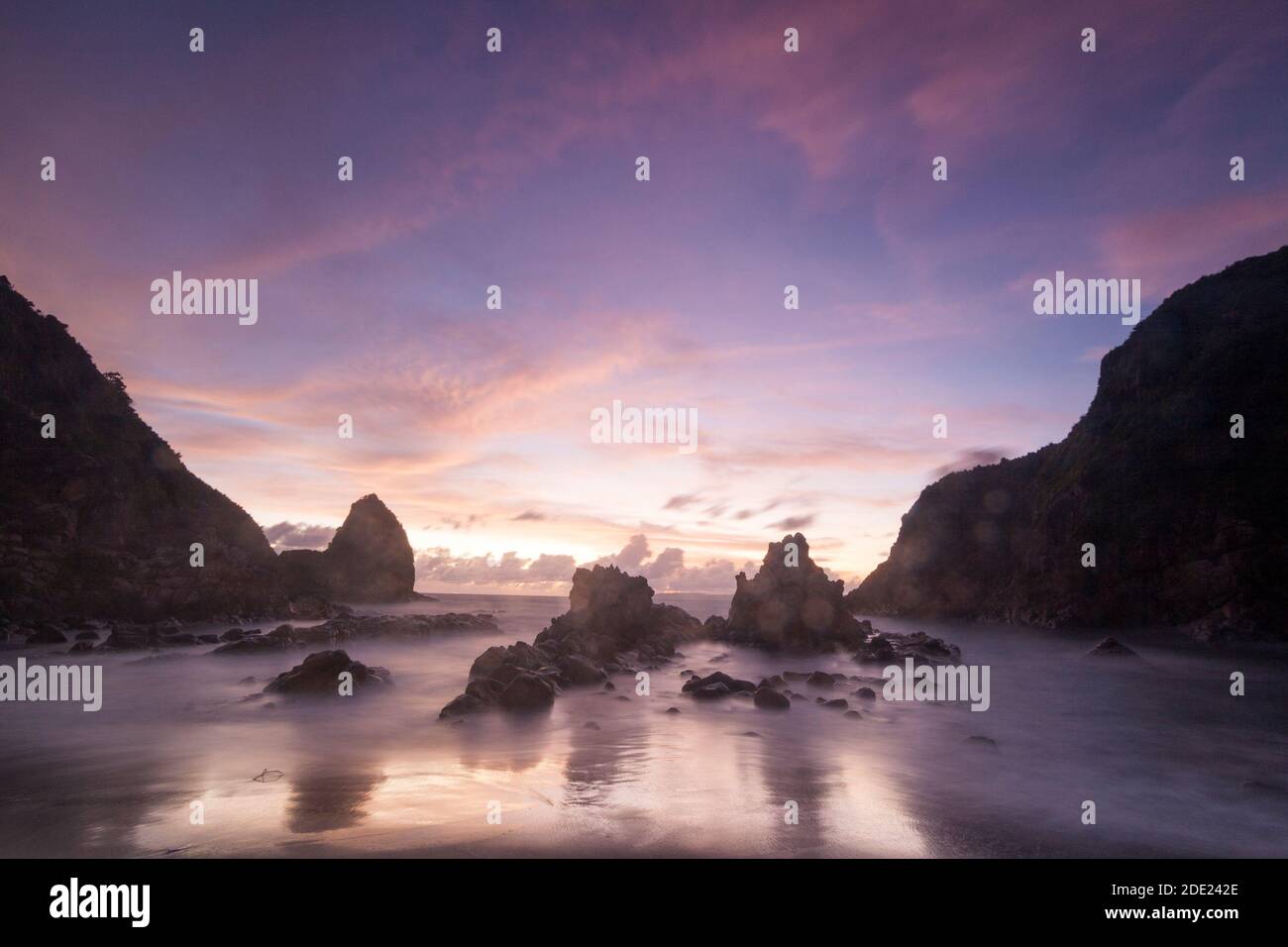 Payangan Beach is a fishing village with traditional boats. The perfect ...