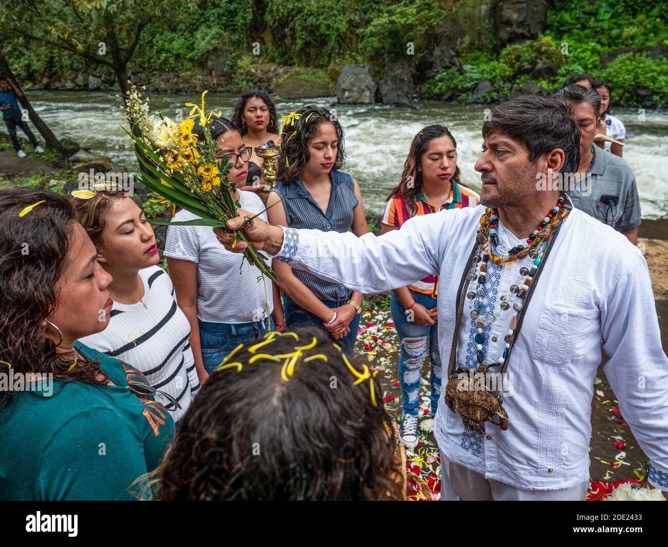 Catemaco, Mexico. 7th Mar, 2020. Enrique Marthen Bedron performs a ...