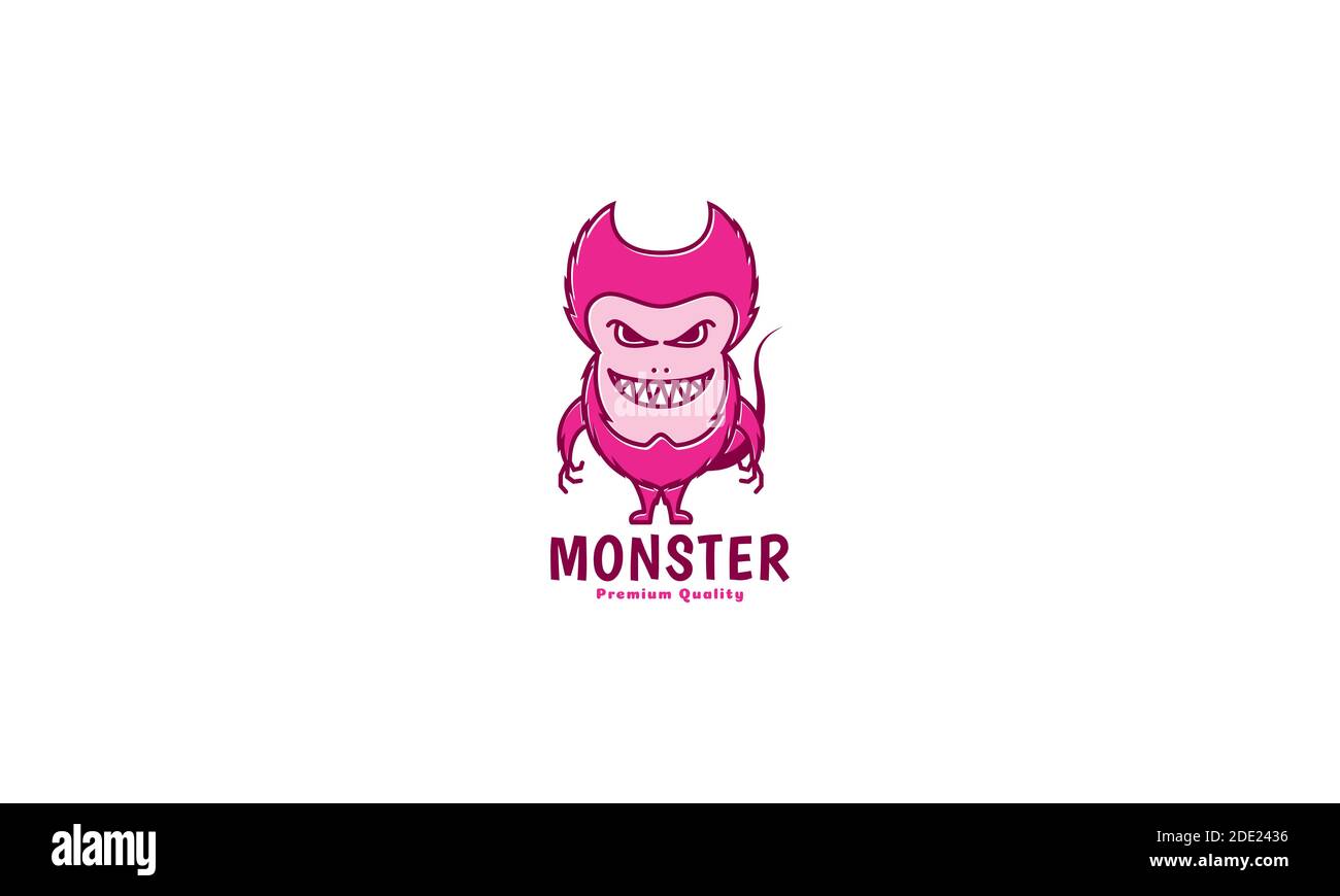 Pink Monster Logo