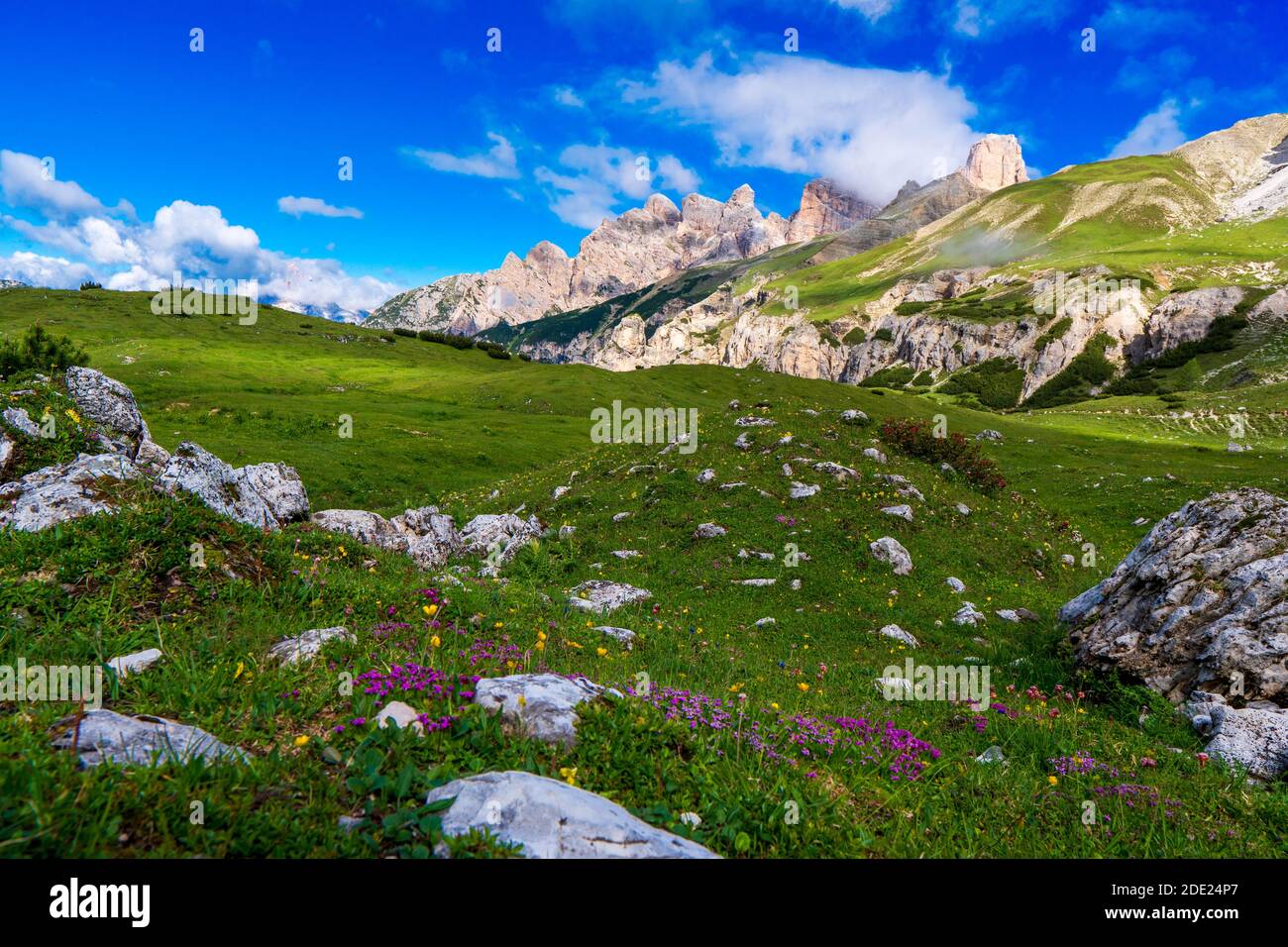 Spring air on the dolomites Stock Photo - Alamy