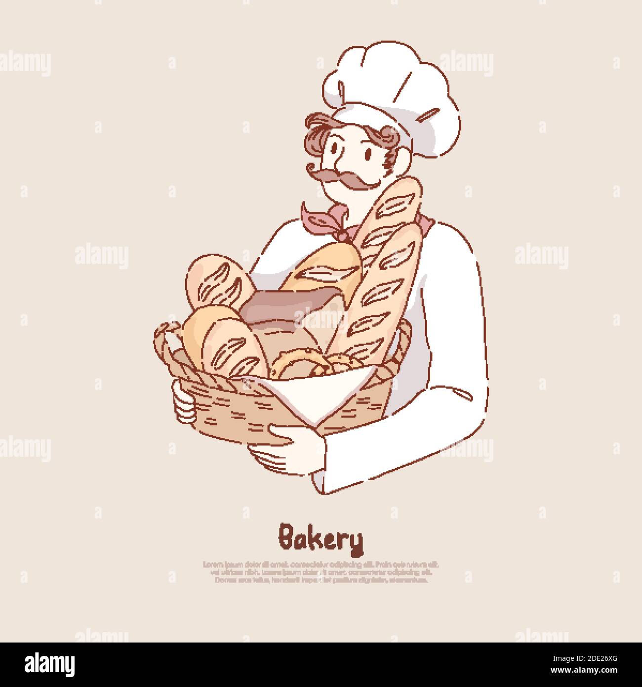 Bakehouse vector vectors hi-res stock photography and images - Alamy