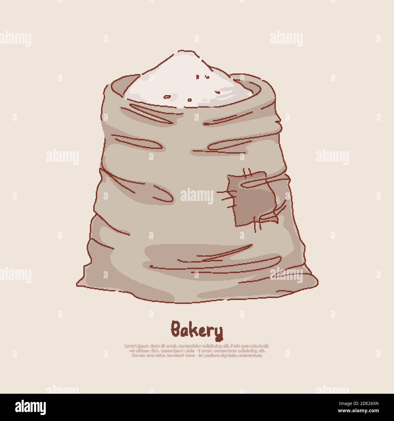 Powdered grains Stock Vector Images - Alamy