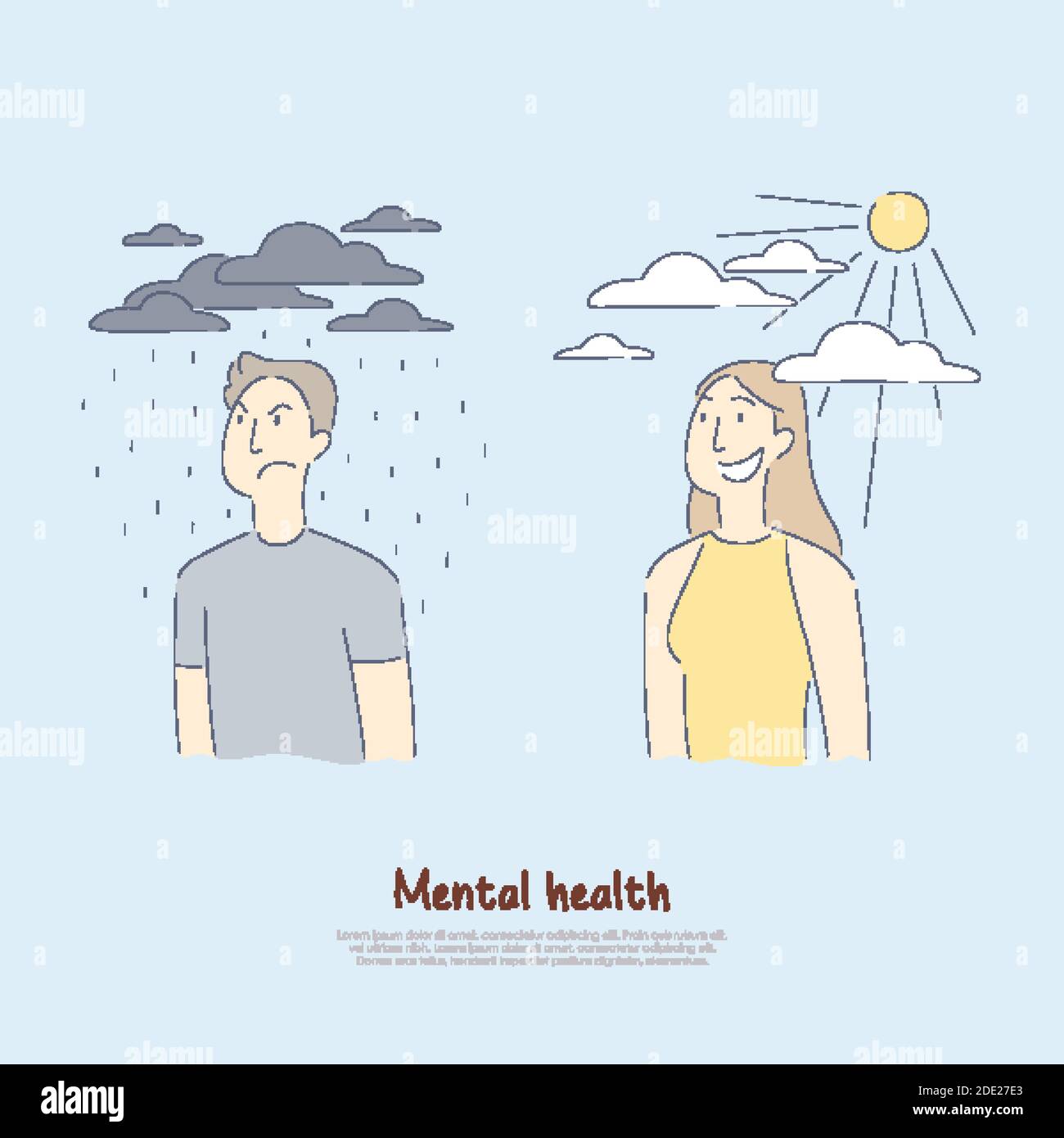 Hand drawn illustration outline angry Stock Vector Images - Alamy