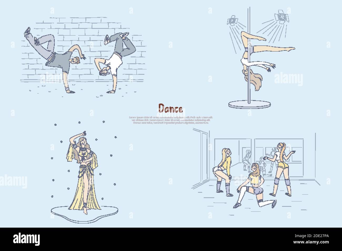 Booty dancers Stock Vector Images - Alamy